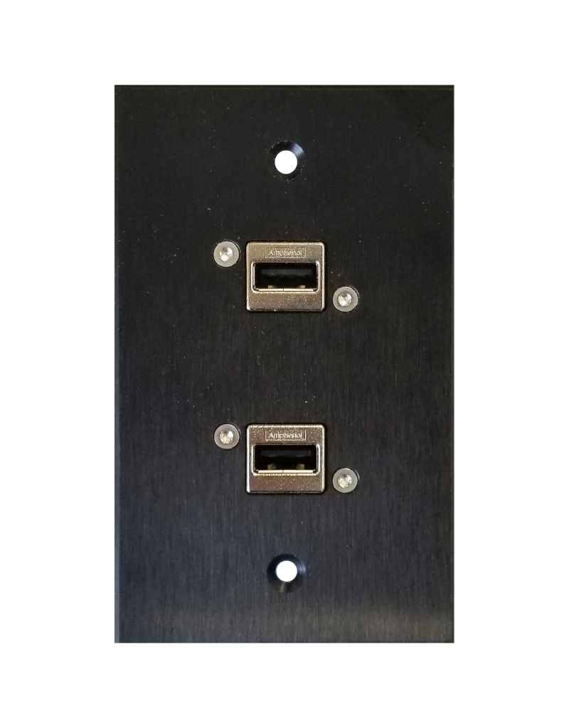 RUSBX2™ - Low Voltage USB Data and Charging Plate - Octasound