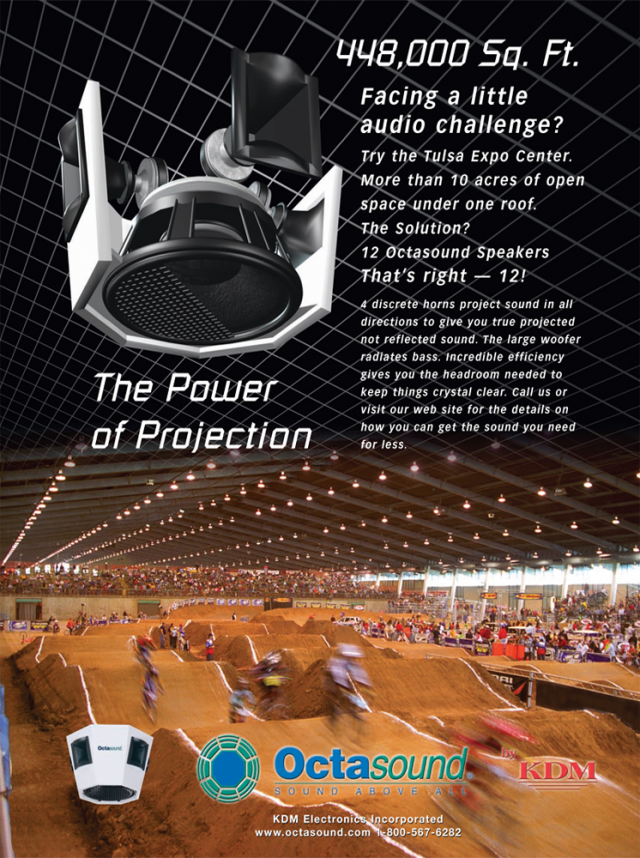 Tulsa Expo Square Sound System 12 Speakers for 10 Acres - Octasound